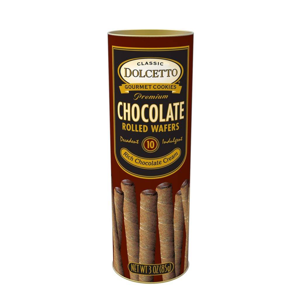 Dolcetto Wafer Rolls: Chocolate – 3oz – Fusion Gourmet